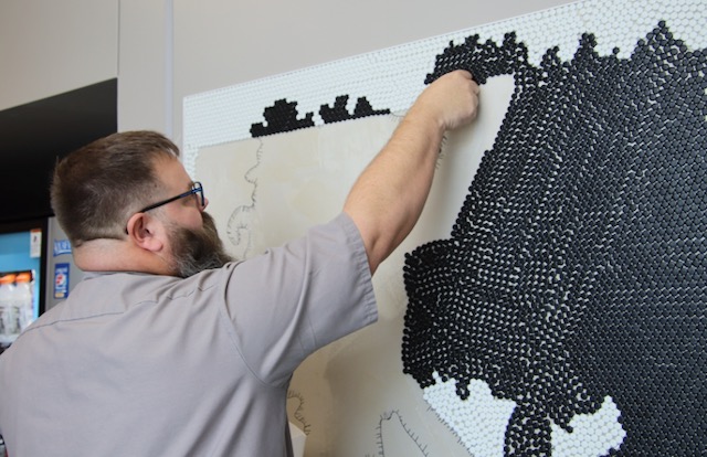 SDSBVI Students Create Mural Depicting School Logo | Aberdeen Insider