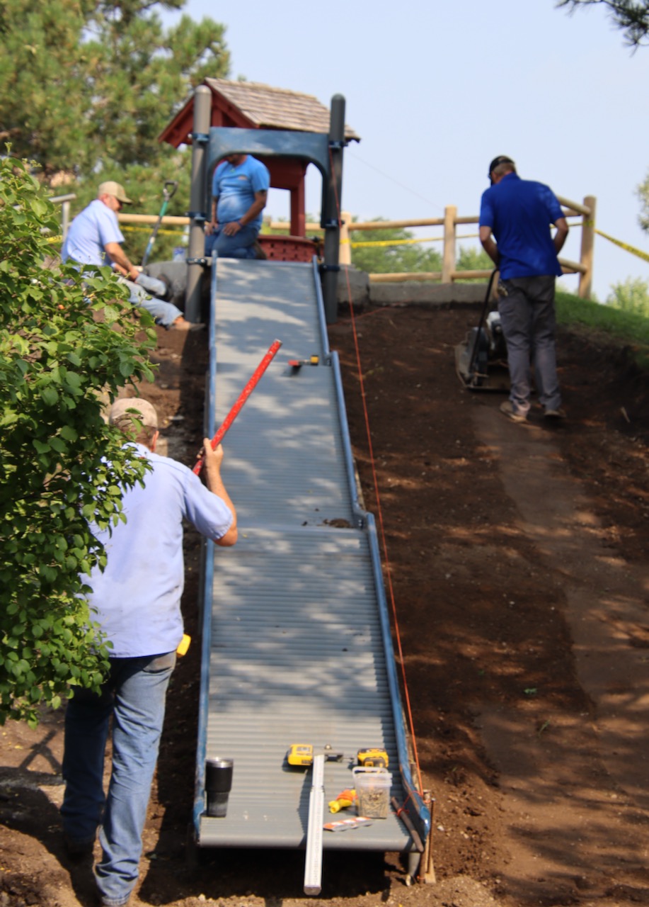 Installation Of Jack And Jill Roller Slide Nears Completion | Aberdeen ...