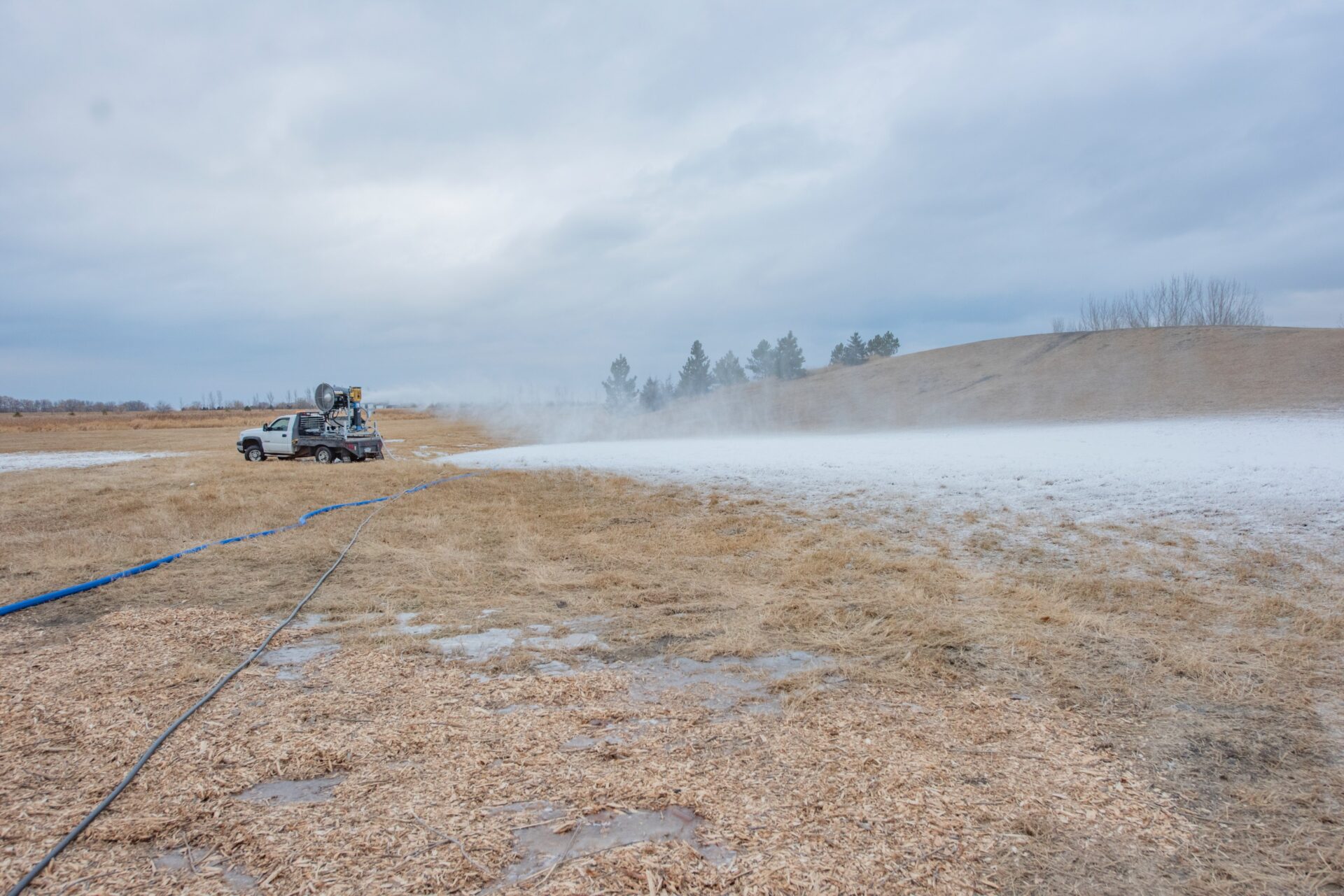 Gallery: Snow Being Made At Area Federal Credit Union Sledding Hill ...
