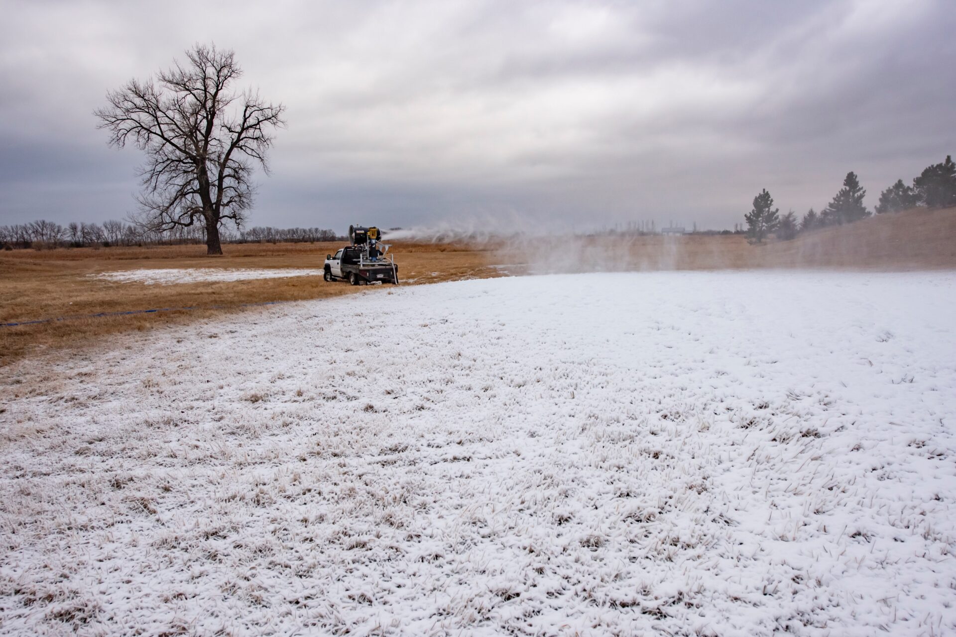 Gallery: Snow Being Made At Area Federal Credit Union Sledding Hill ...