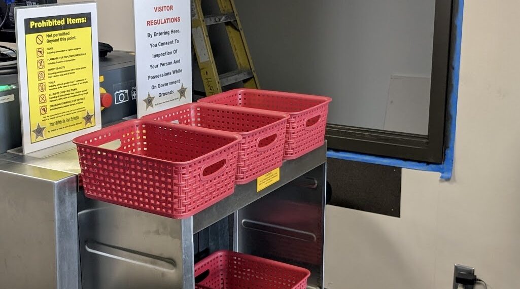 Security Improvements Begin Inside Main Entrance Of Brown County ...