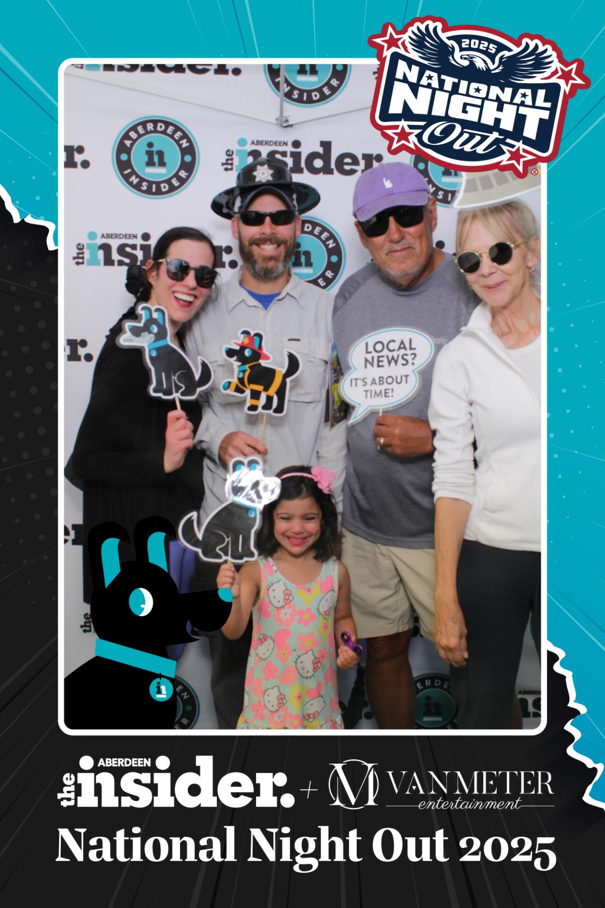 Gallery: 2025 National Night Out Photo Booth Images | Aberdeen Insider