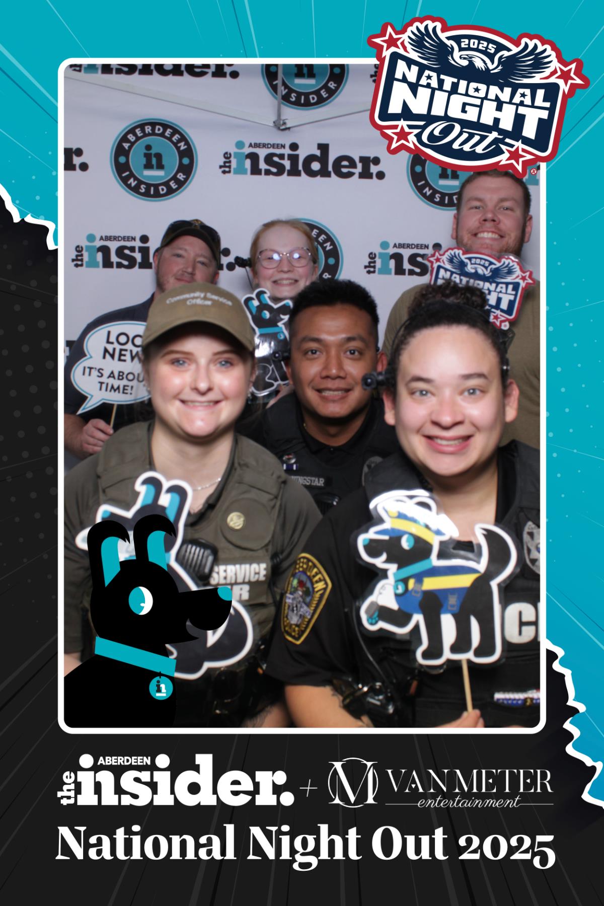 Gallery: 2025 National Night Out Photo Booth Images | Aberdeen Insider