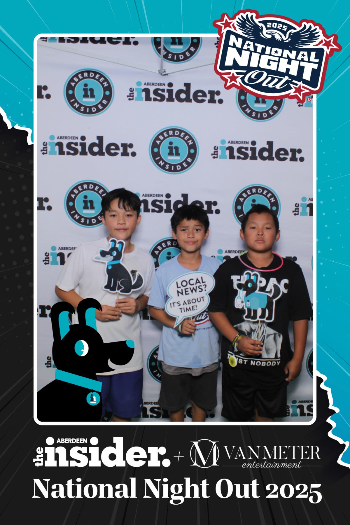 Gallery: 2025 National Night Out Photo Booth Images | Aberdeen Insider