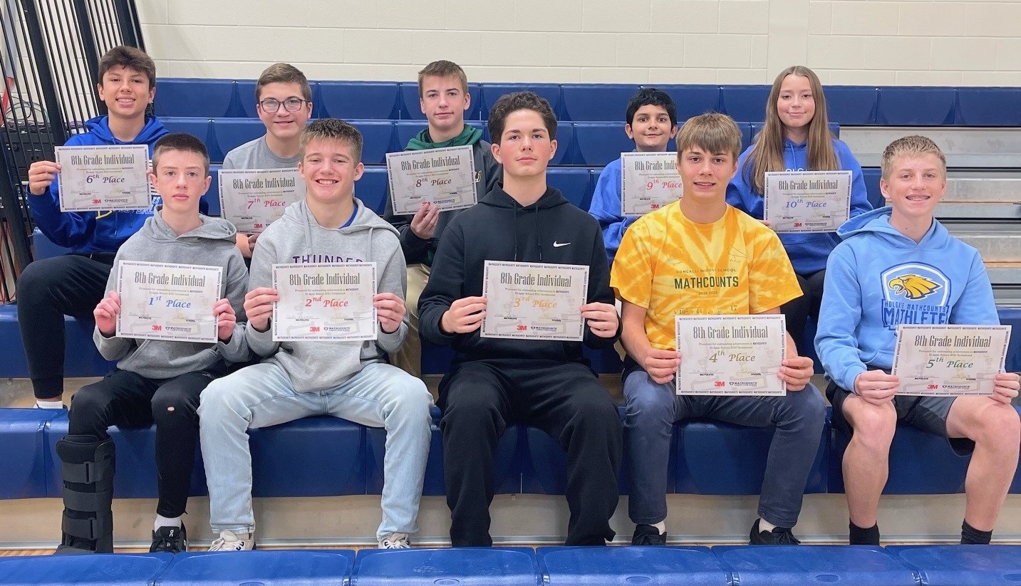 Community Kudos: Students Place At Recent Mathcounts Events | Aberdeen Insider