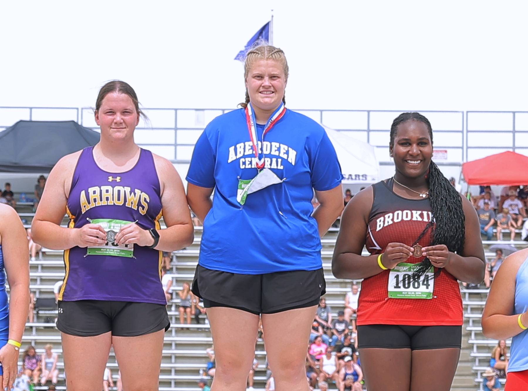 State Track Meet: Aberdeen Central's Hermansen Wins Shot Put In Record ...